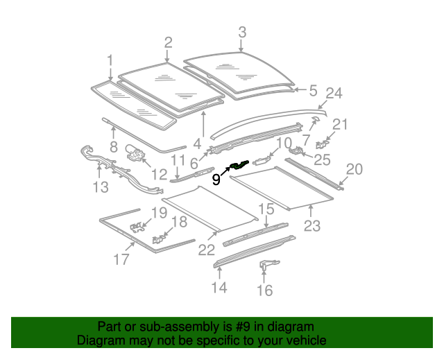 211-780-01-38 - Lever 2003-2009 Mercedes-Benz | Mercedes-Benz USA Parts