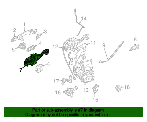 2004-2005 Volvo Handle Base 30753391 | OEM Euro Parts