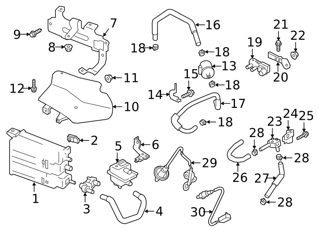 2019-2020 Infiniti QX50 Check Valve 14830-3YM0A | Infiniti of Orland Park