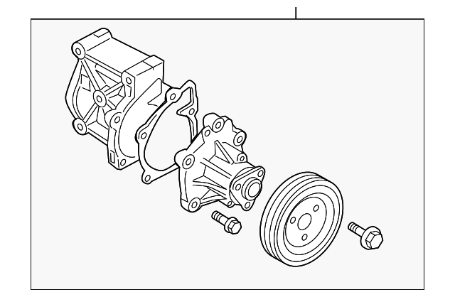 2009-2013 Kia Water Pump Assembly 25100-2G000 | TascaParts.com
