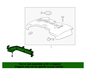 2013-2015 GM Camshaft Cover Heat Shield 12639894 | GMPartsDirect.com