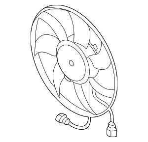 5Q0-959-455-BJ - Engine Cooling Fan Motor 2015-2023 Audi | Audi OEM Parts