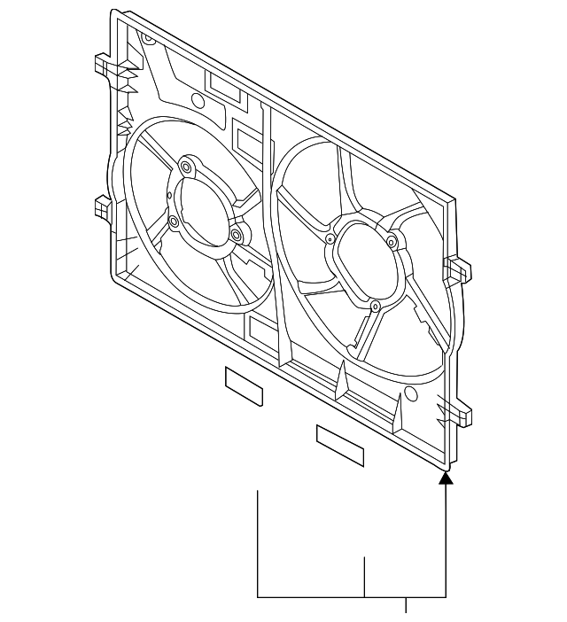 5WA-121-205-B - Fan Shroud 2015-2023 Audi | Audi OEM Parts
