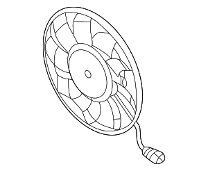 5Q0-959-455-AH - Engine Cooling Fan Motor 2015-2023 Audi | Audi OEM Parts