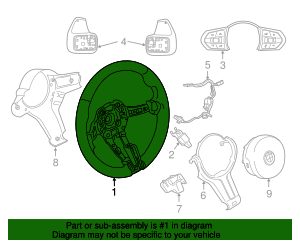 32-30-7-854-458 - Steering Wheel - 2015-2019 BMW | Buy BMW Parts Now