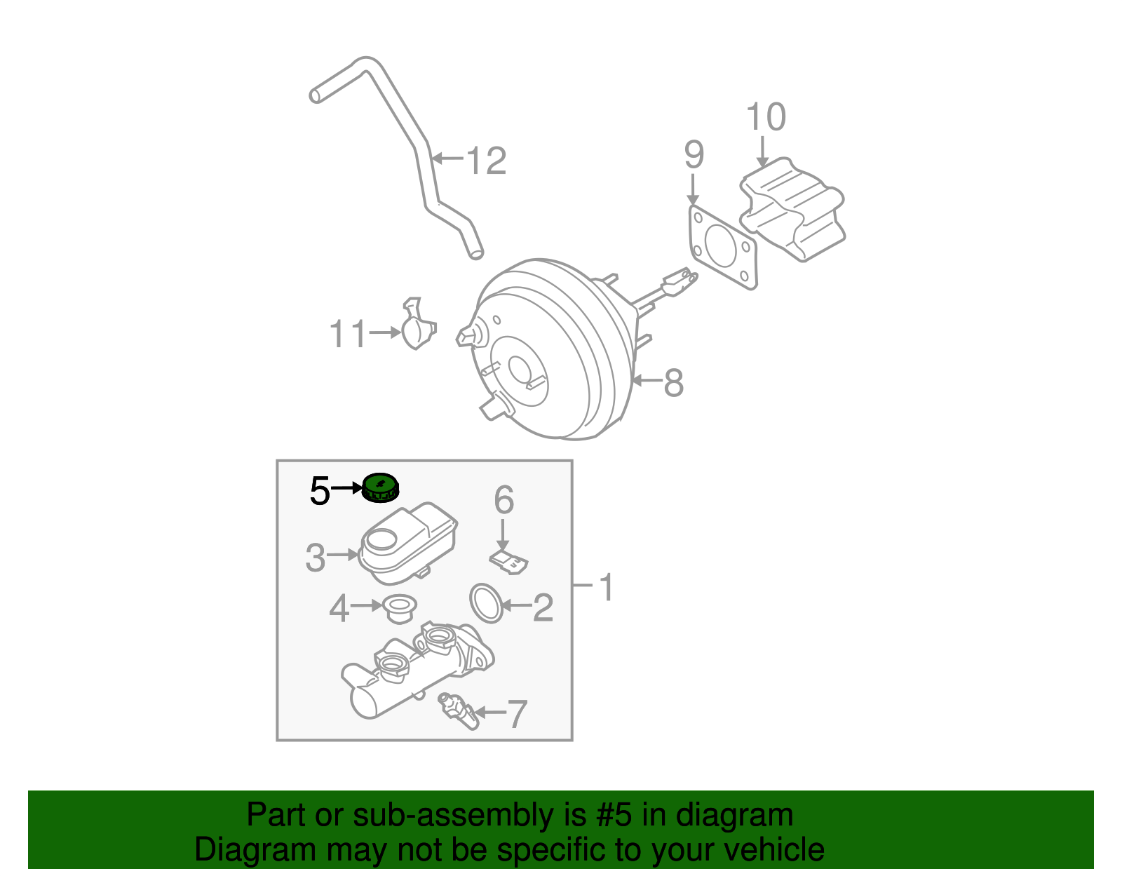 46020-EA20A - Reservoir Cap - 2007-2020 Nissan | World OEM Parts Nissan