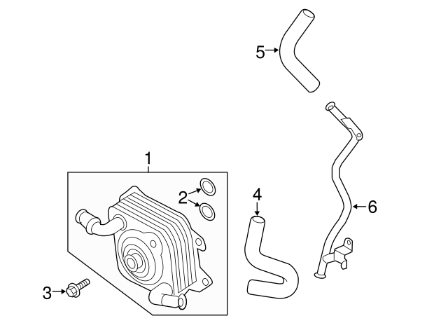 2017-2019 Nissan Engine Coolant Hose 21306-EZ31A | TascaParts.com