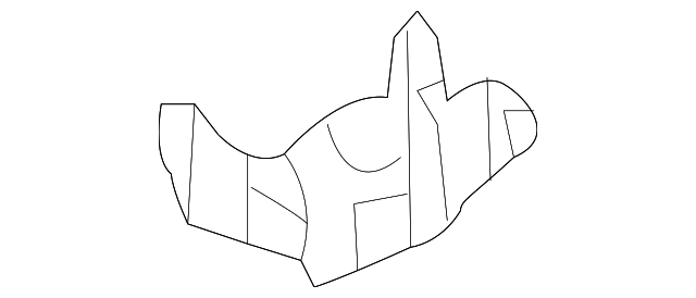 253-991-06-98 - Ornamental Molding Clip Mercedes-Benz USA Parts