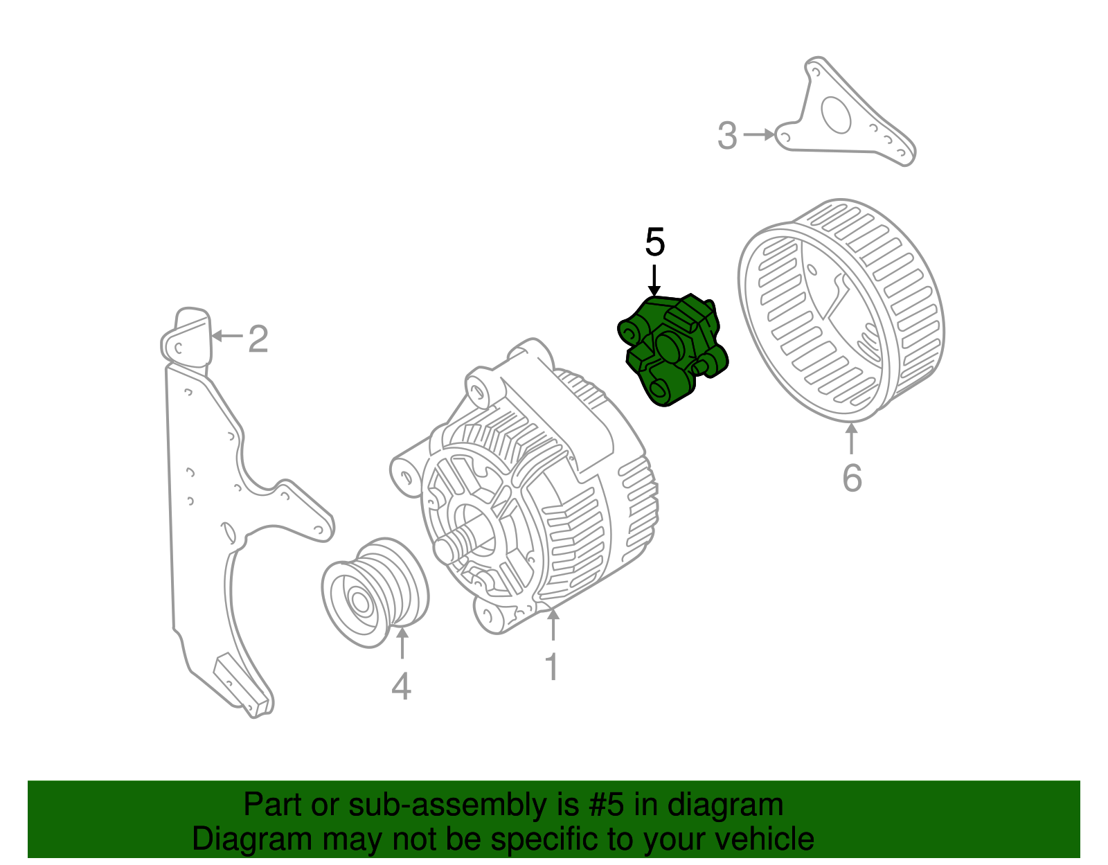 1999-2004 Volvo | Regulator | 30667899 | My Swedish Parts