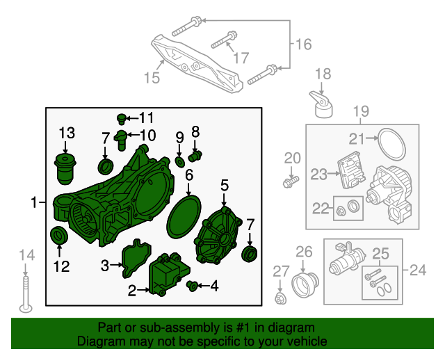 2019-2021 Volvo Differential 32324106 | TascaParts.com