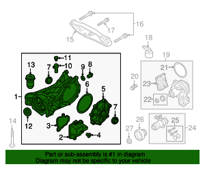 2019-2021 Volvo Differential 32324106 | TascaParts.com