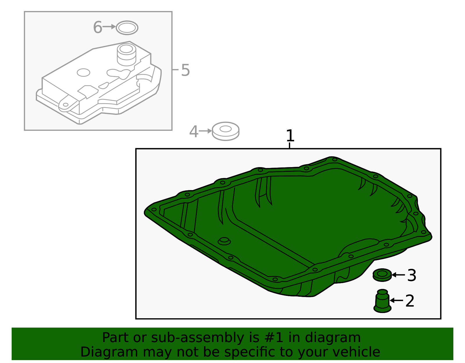 Genuine Toyota Trans Pan part# 35106-WB002 for 2016-2020 Toyota ...