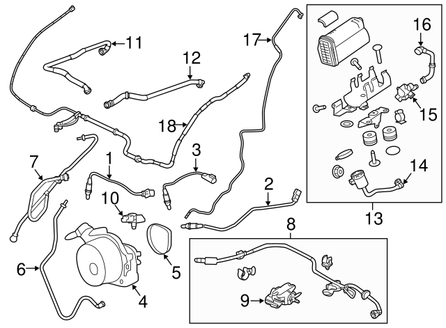 2014 Land Rover Range Rover Sport Vapor Canister LR072670 | OEM Parts ...