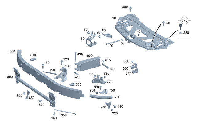 232-620-41-01 - Holder 2023-2024 Mercedes-Benz | Mercedes-Benz USA Parts