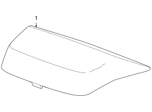 96836551 - Jet Black High Mount Stop Lamp 2011-2016 Chevrolet | Gateway ...