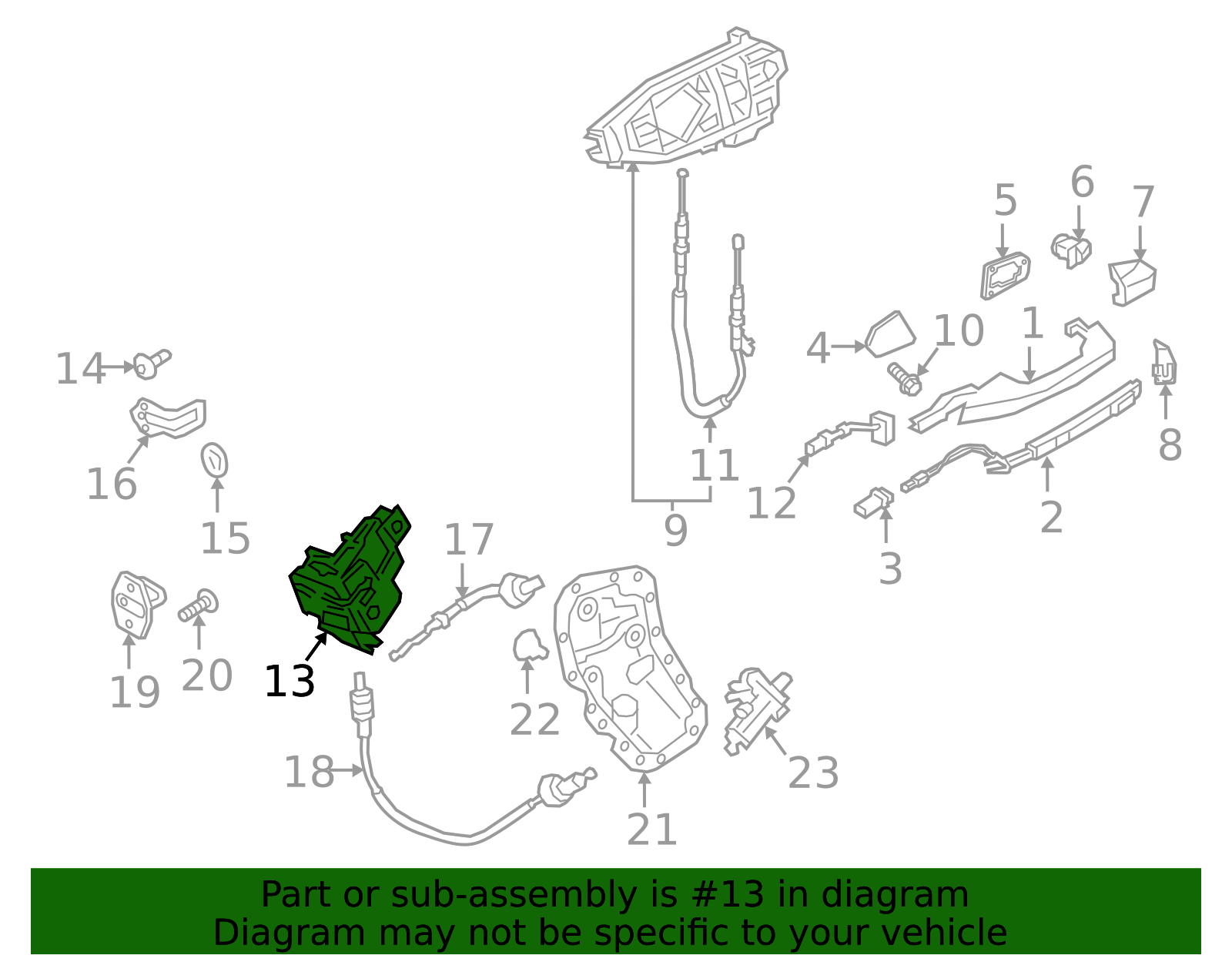4K0-839-016-Q - High-Quality Lock Actuator for 2019-2025 Audi ...