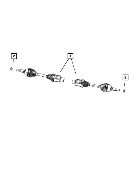 Front Axle Shafts for 2023 Ram 1500 | Mopar eStore