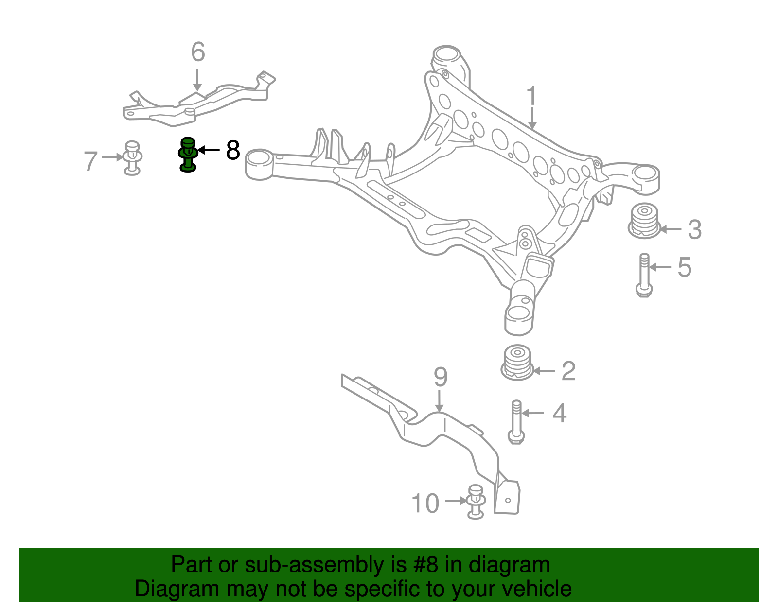 2008-2018 Audi Stone Guard Rivet 4F0-501-329-A | OEM Parts Online