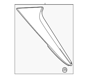 DGH9-51-9B0 - Side Spoiler - 2020 Mazda CX-30 | Mazda Parts Factor