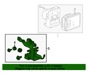 2015-2020 GM Mount Bracket 84074940 | TascaParts.com