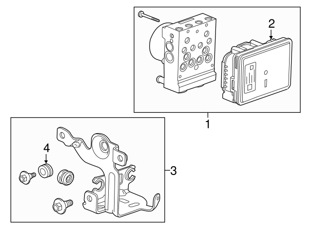 2017-2020 GM Brake System Control Module 84634366 GM | GMPartsDirect.com