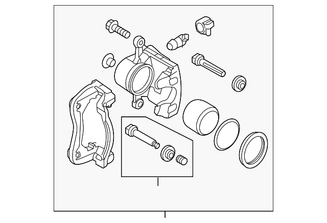 58180-E4A50 - Caliper 2018-2019 Kia Soul EV | Kia.Parts Store