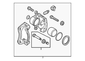 58180-E4A50 - Caliper 2018-2019 Kia Soul EV | Kia.Parts Store