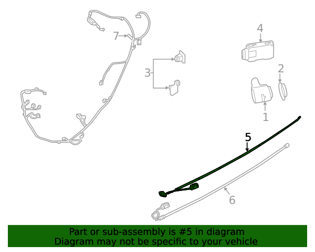 61358494948 - 2016-2024 BMW Sensor (61-35-8-494-948) | BMW of South ...