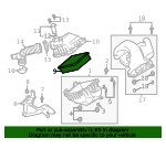 2018-2024 Mitsubishi Eclipse Cross Air Filter 1500A672 | Mitsubishi ...