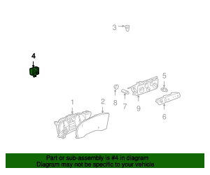 2004-2012 GM Automatic Headlamp Control Switch 20983208 GM ...