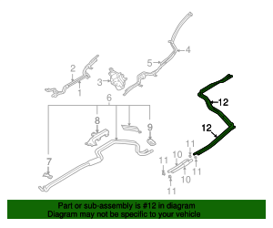 2007-2012 Hyundai Veracruz Water Pipe 97541-3J000 | OEM Parts Online