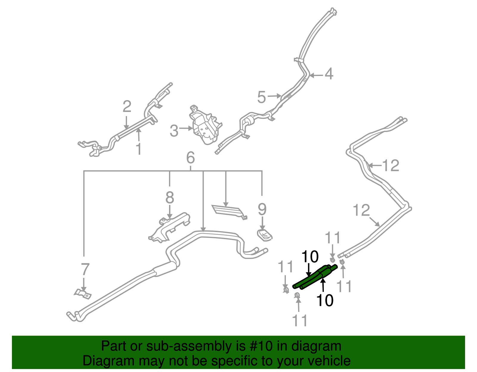 Genuine Heater Hose for 2007-2012 Hyundai Veracruz | Part# 97545-3J000 ...