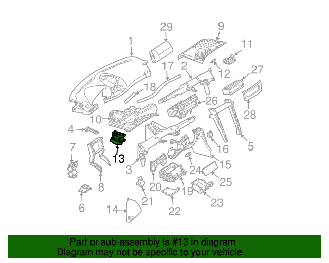 202-540-23-73 - Under Cover Bracket 2000-2021 Mercedes-Benz | Mercedes ...