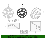 BMW OEM Wheel, Alloy Part# 36-11-6-883-639 | OEM Vehicle Parts