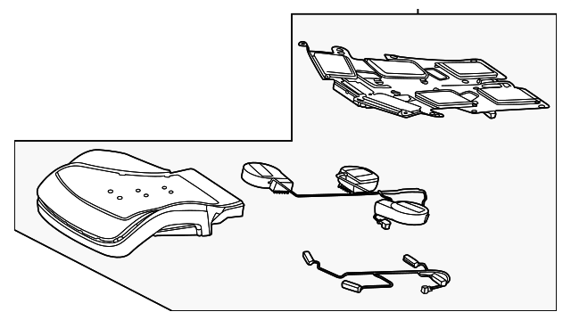 223-910-39-13 - Seat Cushion Pad 2021 Mercedes-Benz | Mercedes-Benz USA ...