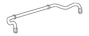 2005-2012 Porsche Stabilizer Bar 997-343-701-08 | OEM Parts Online