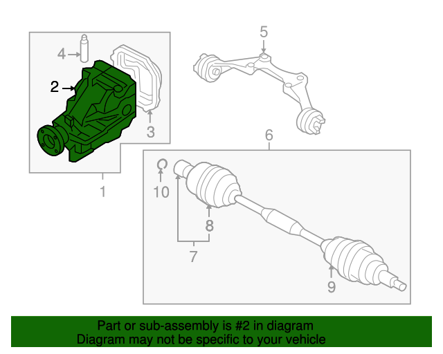 2006-2015 Mazda MX-5 Miata Differential Carrier MA29-27-150B ...