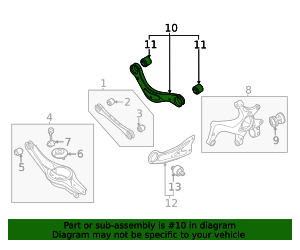 2021-2022 Kia Seltos Upper Control Arm 55120 J9500 | OEM Parts Online