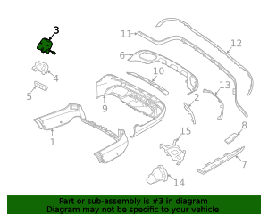 213-885-37-02-7C45 - Tow Eye Cap 2021-2023 Mercedes-Benz E 450 ...