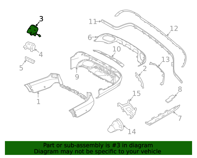 213-885-37-02-7C45 - Tow Eye Cap 2021-2023 Mercedes-Benz E 450 ...