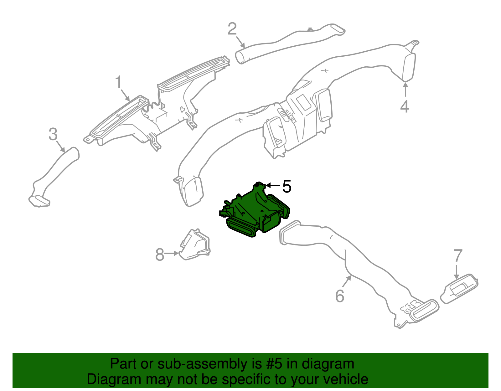 2014-2020 Infiniti Q50 Heater Duct 27930-4GA0A | Infiniti of Orland Park