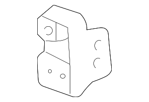 1998-2005 Lexus Bumper Bracket 57106-30050 | OEM Parts Online