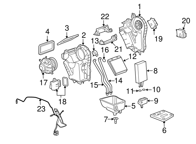 2007-2014 GM Air Conditioning Vacuum Actuator 15887322 | OEM Parts Online
