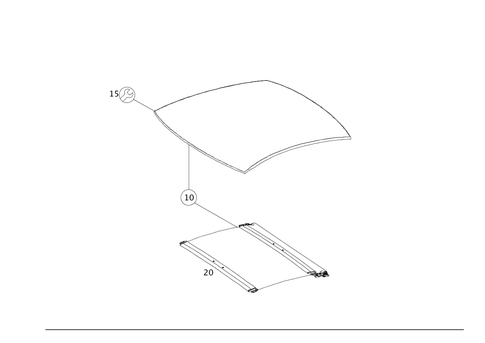 Panoramic Roof for 2016 Mercedes-Benz AMG® GT S | Mercedes-Benz USA Parts