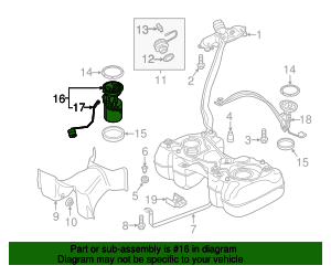 2018-2023 Volkswagen Tiguan Fuel Pump 5QF-919-087-S | OEM Parts Online