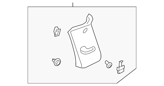 2018-2020 Buick Enclave Upper Quarter Trim 84663723 | GMPartsDirect.com