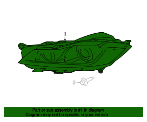 T2H24587 - Headlamp Assembly 2016-2020 Jaguar XF | Land Leaping Genuine ...