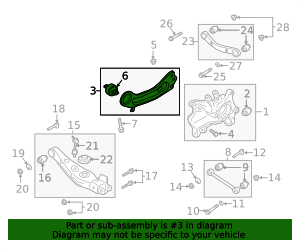2021-2023 Hyundai Santa Fe Trailing Arm 55270-S2AA0 | OEM Parts Online