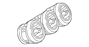 254-830-34-01 - Vent Grille 2023 Mercedes-Benz GLC 300 | Mercedes-Benz ...