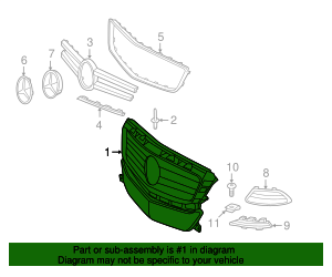 Mercedes-Benz OEM Mount Panel Part# 218-885-00-65 | OEM Vehicle Parts